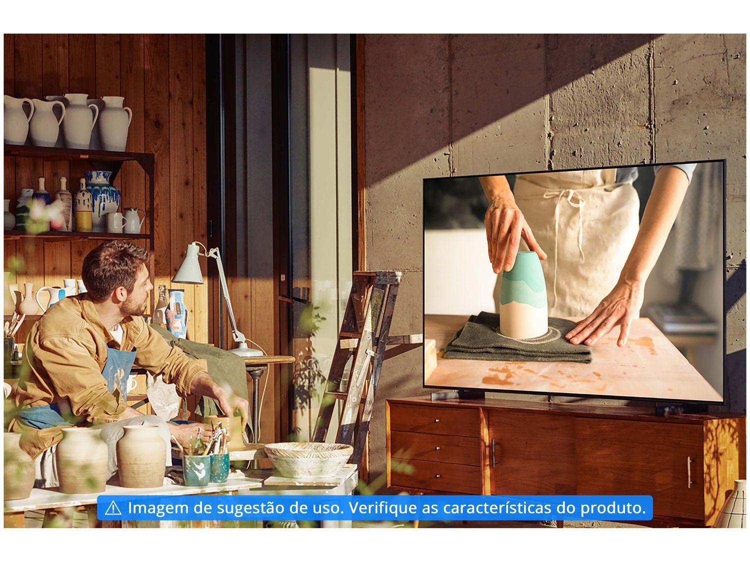 Smart TV 85” Crystal 4K Samsung 85AU8000 Wi-Fi - Bluetooth HDR Alexa ...