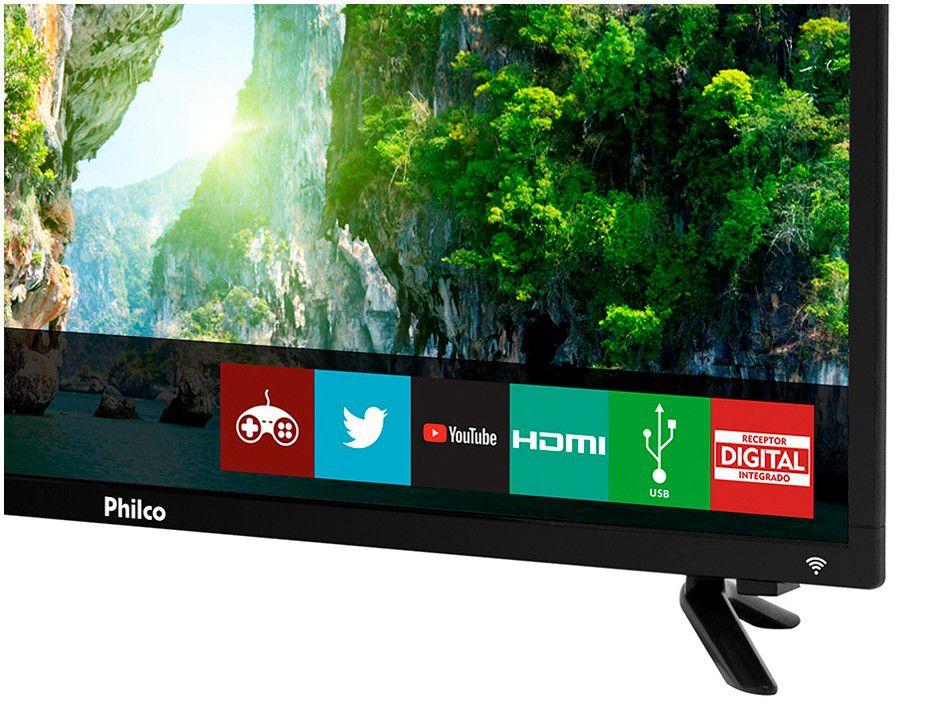 Smart TV Full HD LED 50” Philco PTV50D60SA - Android Wi-Fi 2 HDMI 2 USB ...