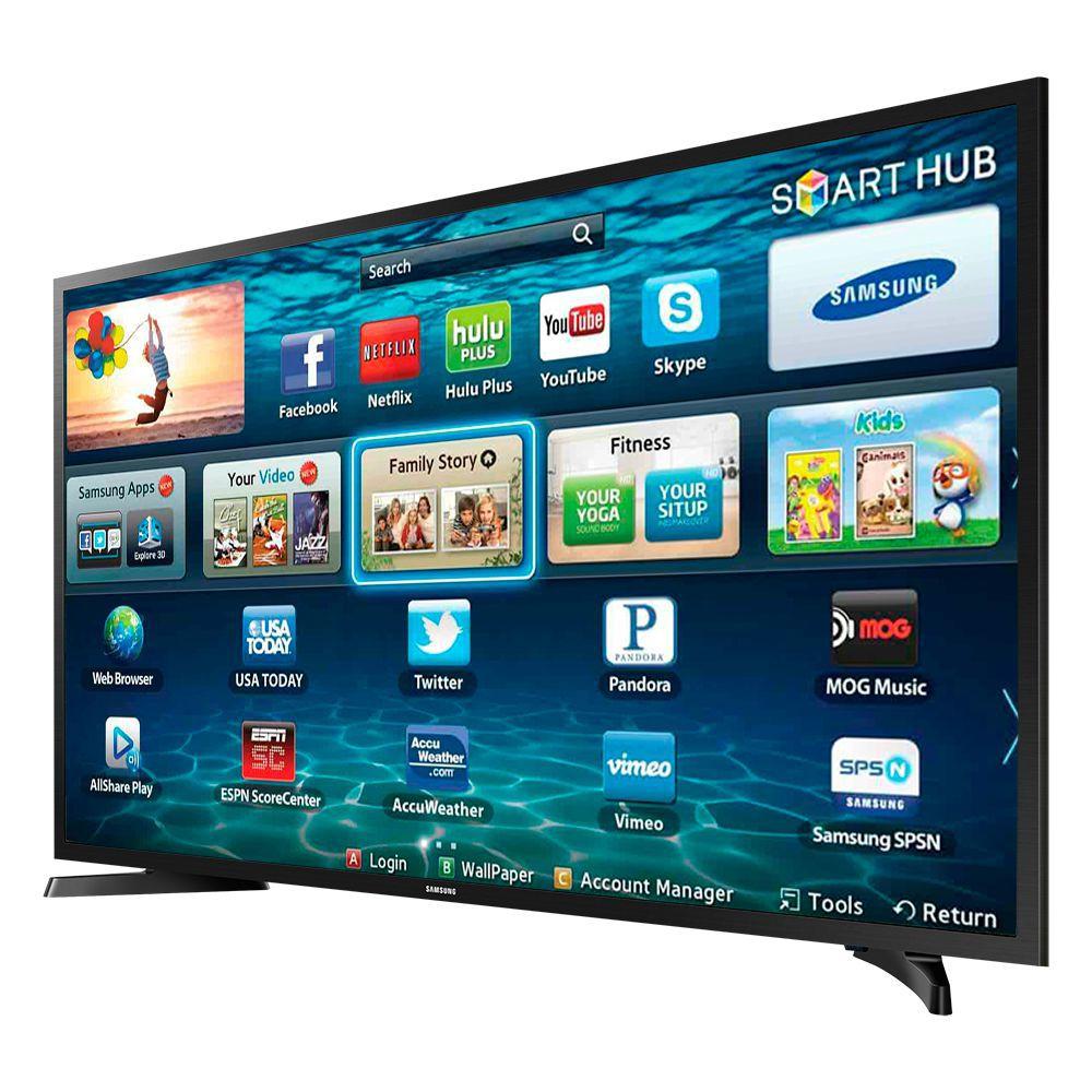 Smart TV LED 32” HD Samsung LH32 2 HDMI 1 USB Wi-Fi - Smart TV ...