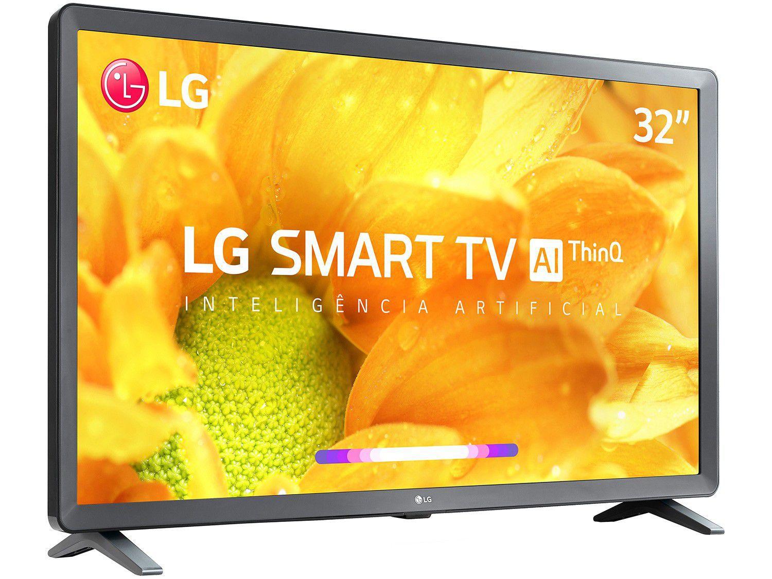 Smart TV LED 32” LG 32LM625BPSB Wi-Fi - Inteligência Artificial ...