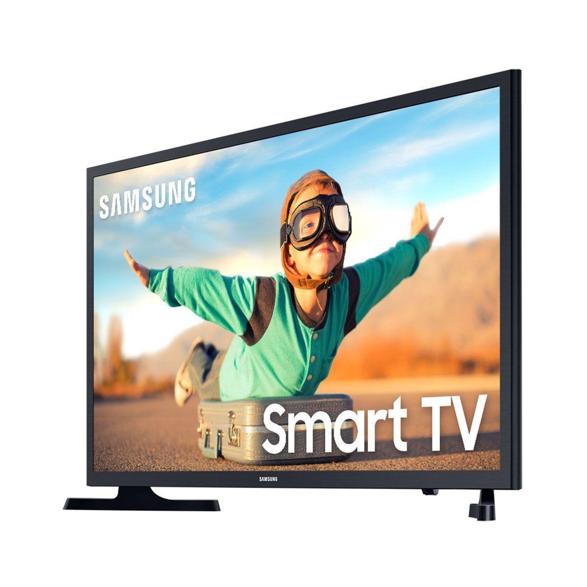 Smart TV LED 32” Samsung UN32T4300AGXZD - Wi-Fi HDR 2 HDMI 1 USB ...