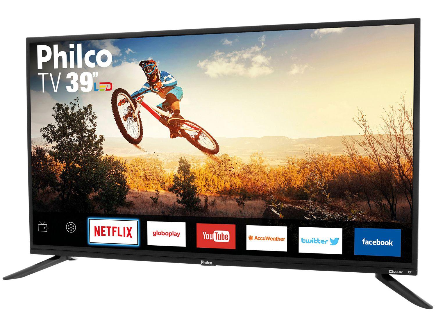 Smart TV LED 39” Philco PTV39E60SN Wi-Fi - 2 HDMI 1 USB - Smart TV ...