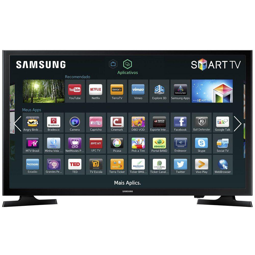 Smart TV LED 40 Polegadas Samsung Full HD HDMI USB UN40J5200AGXZD ...