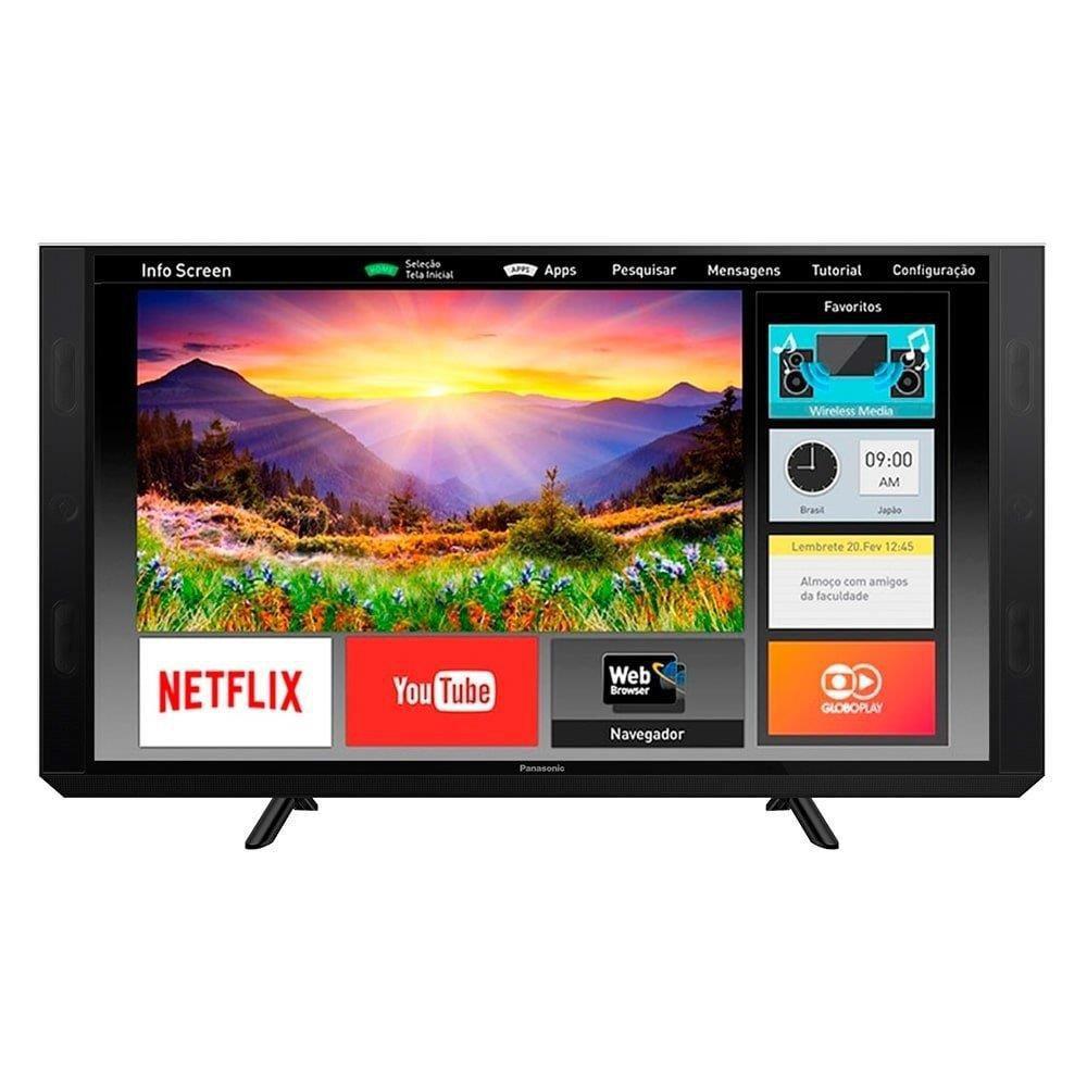 Smart TV LED 43” Panasonic TC-43SV700B Full HD com Wi-Fi 2 USB 3 HDMI ...