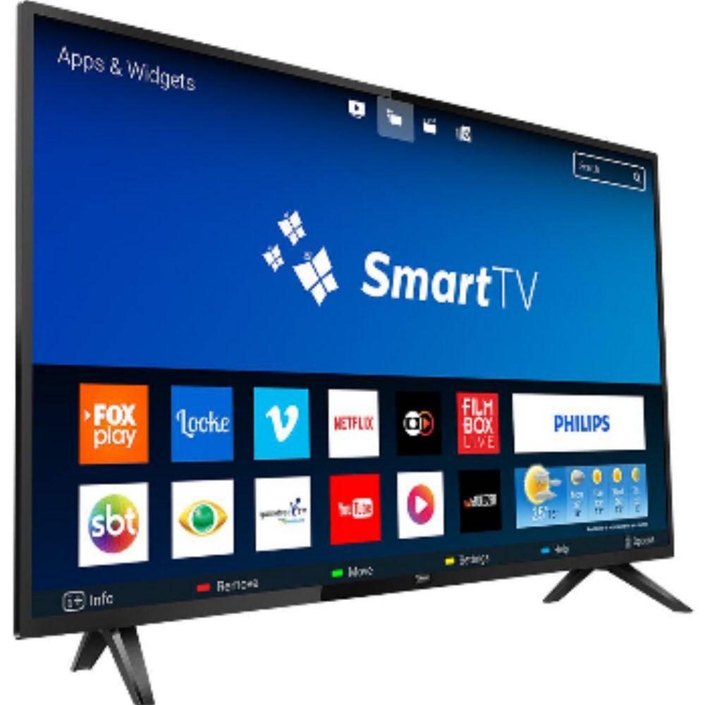 Smart tv led 43” philips 43pfg5813/78 full hd com conversor digital ...