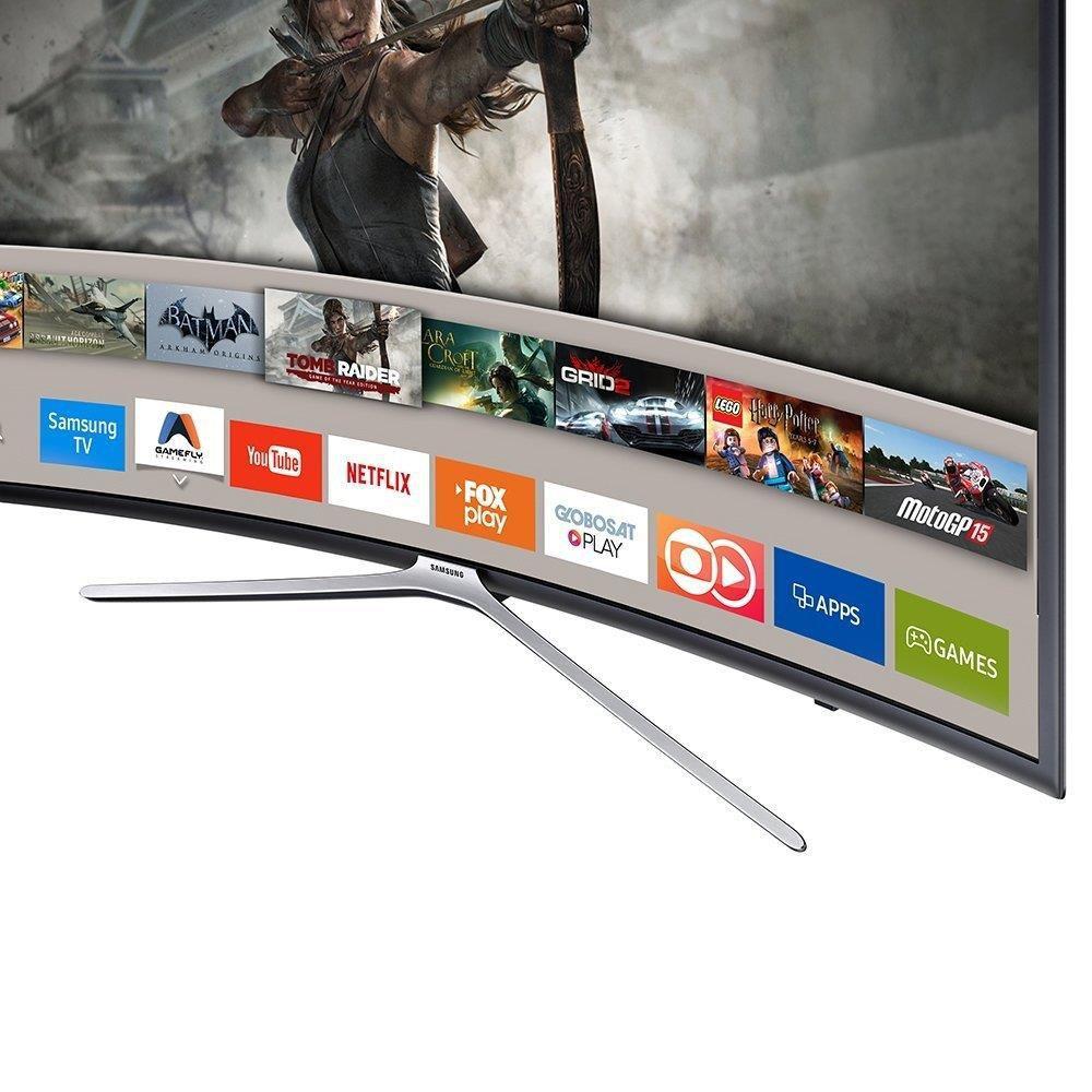 Smart TV LED 49” Samsung UN49K6500 Tela Curva Full HD com Wi-Fi 2 USB 3 ...