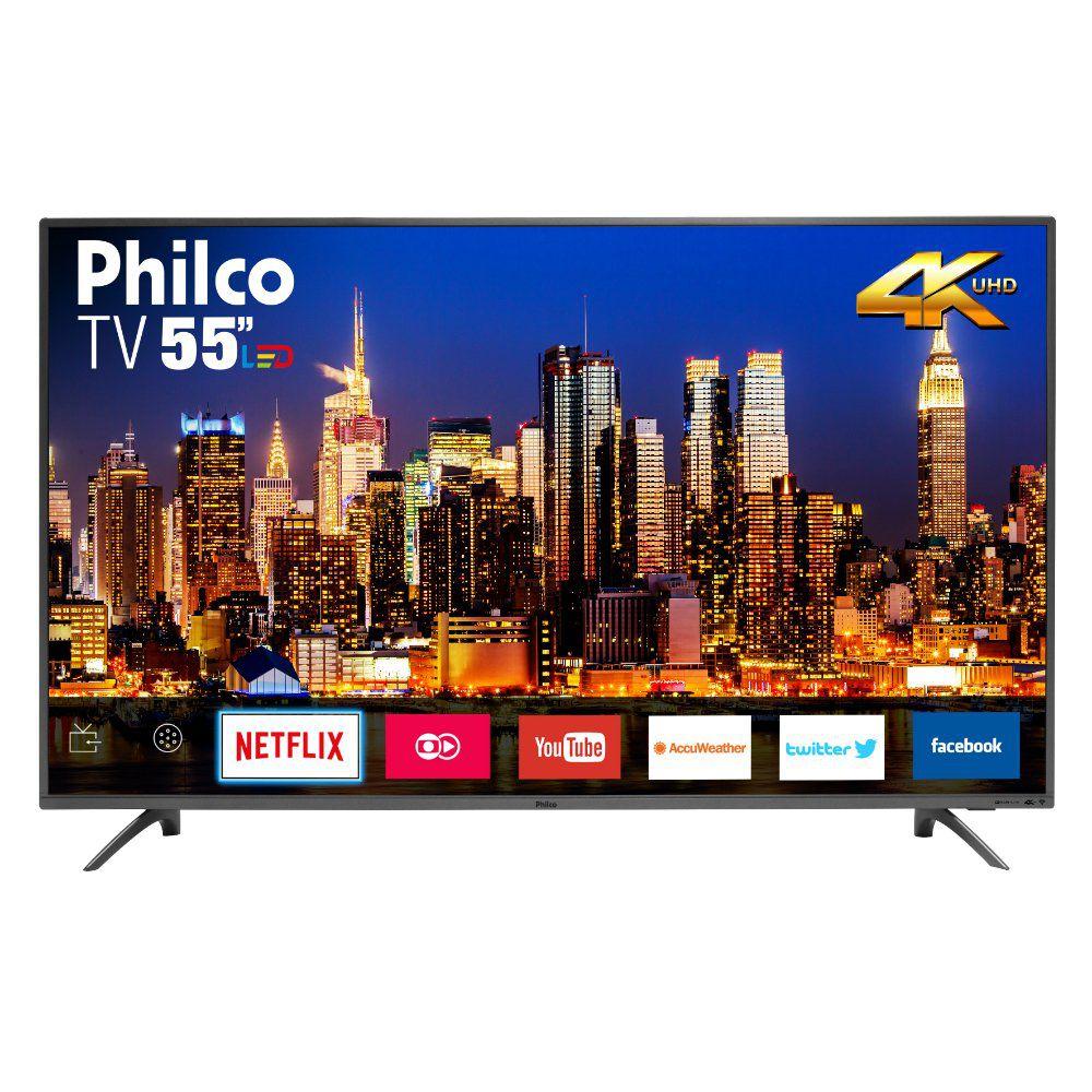 Smart Tv Led 4K Philco 55 Polegadas PTV55F61SNT - Smart TV - Magazine Luiza