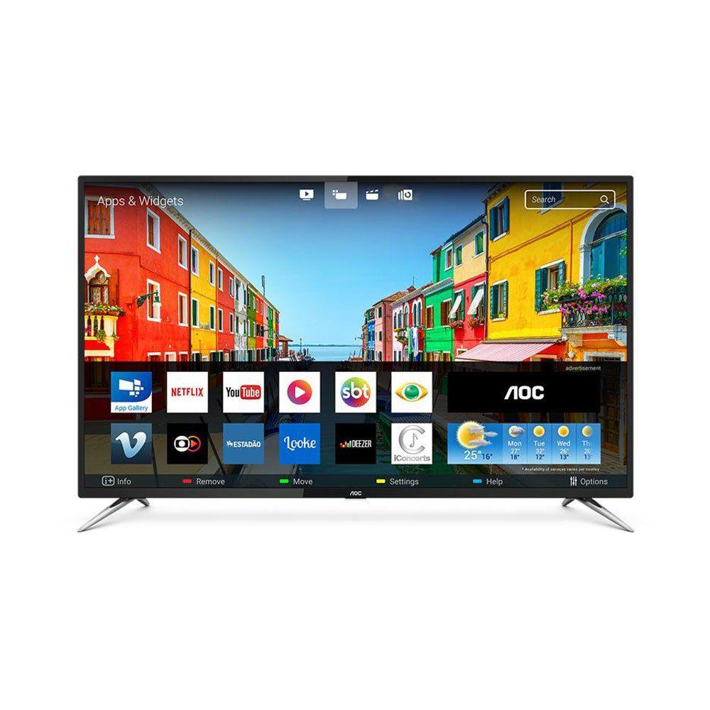 Smart TV LED 50 Polegadas AOC LE50U7970S HD 4K Wi-fi 4 HDMI USB - Smart ...