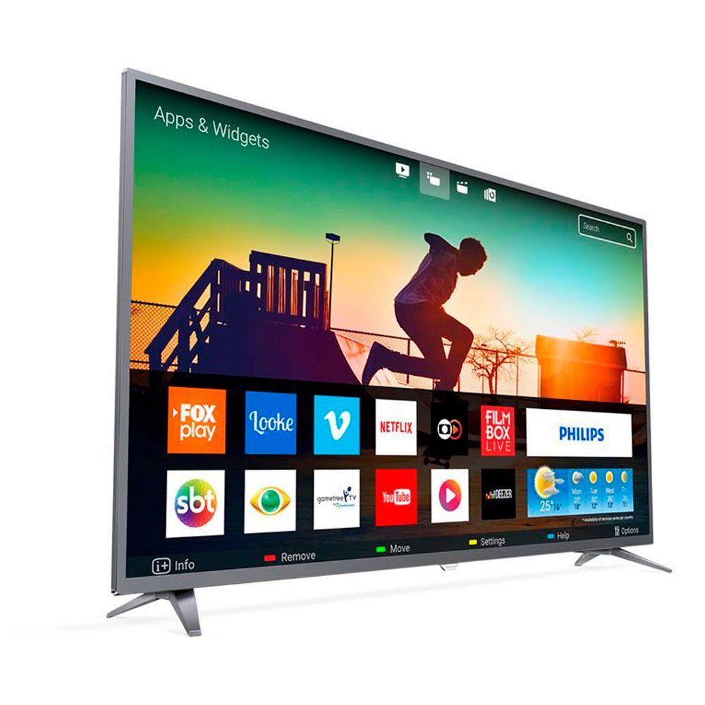 Smart TV LED 50 Polegadas Philips 50PUG6513 4K USB 3 HDMI Netflix - Aoc ...