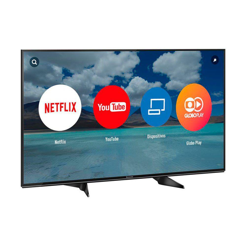 Smart TV LED 55 Polegadas Panasonic TC-55EX600B 4K Wifi USB HDMI ...