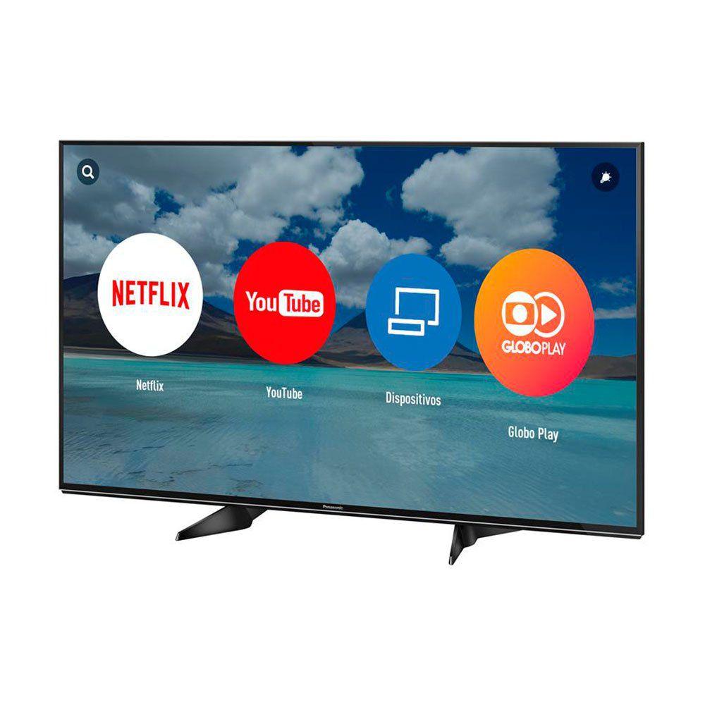 Smart TV LED 55 Polegadas Panasonic TC-55EX600B 4K Wifi USB HDMI ...