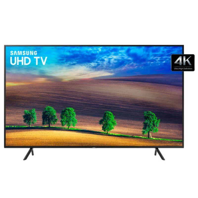 Smart TV LED 55” UHD 4K Samsung NU7100 Visual Livre de Cabos HDR ...