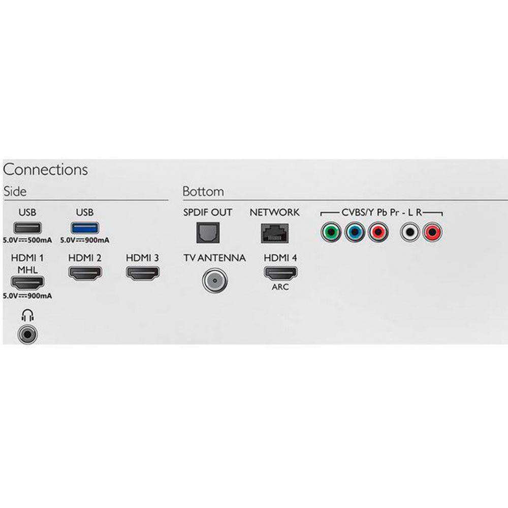 Smart TV LED Ambilight 65 Philips 65PUG6412 Ultra HD 4k com Conversor ...