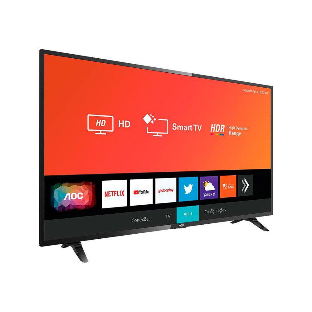 Smart TV Led AOC 32 Polegadas Wi-Fi Entrada HDMI USB - Smart TV - Magazine Luiza