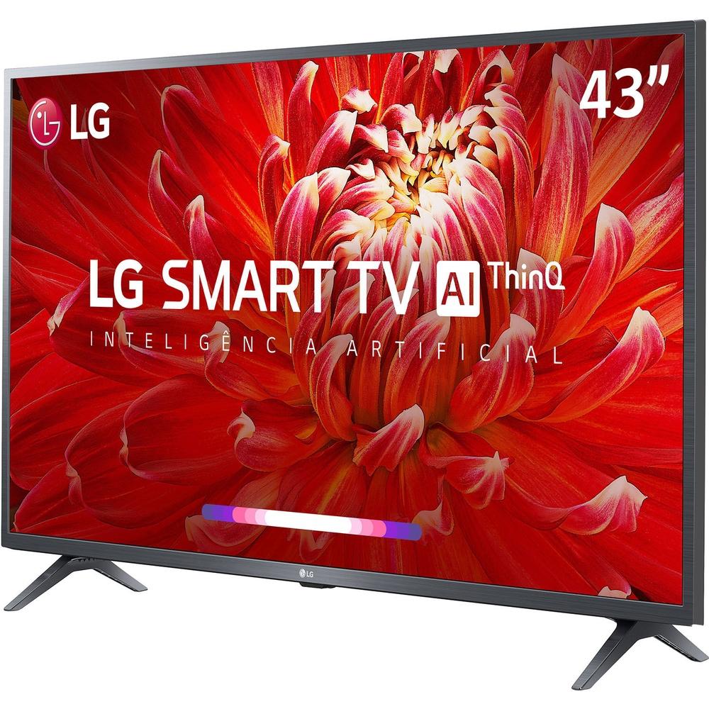 Smart TV LG 43'' Led 43LM6300 FHD Thinq AI Conversor Digital Integrado ...