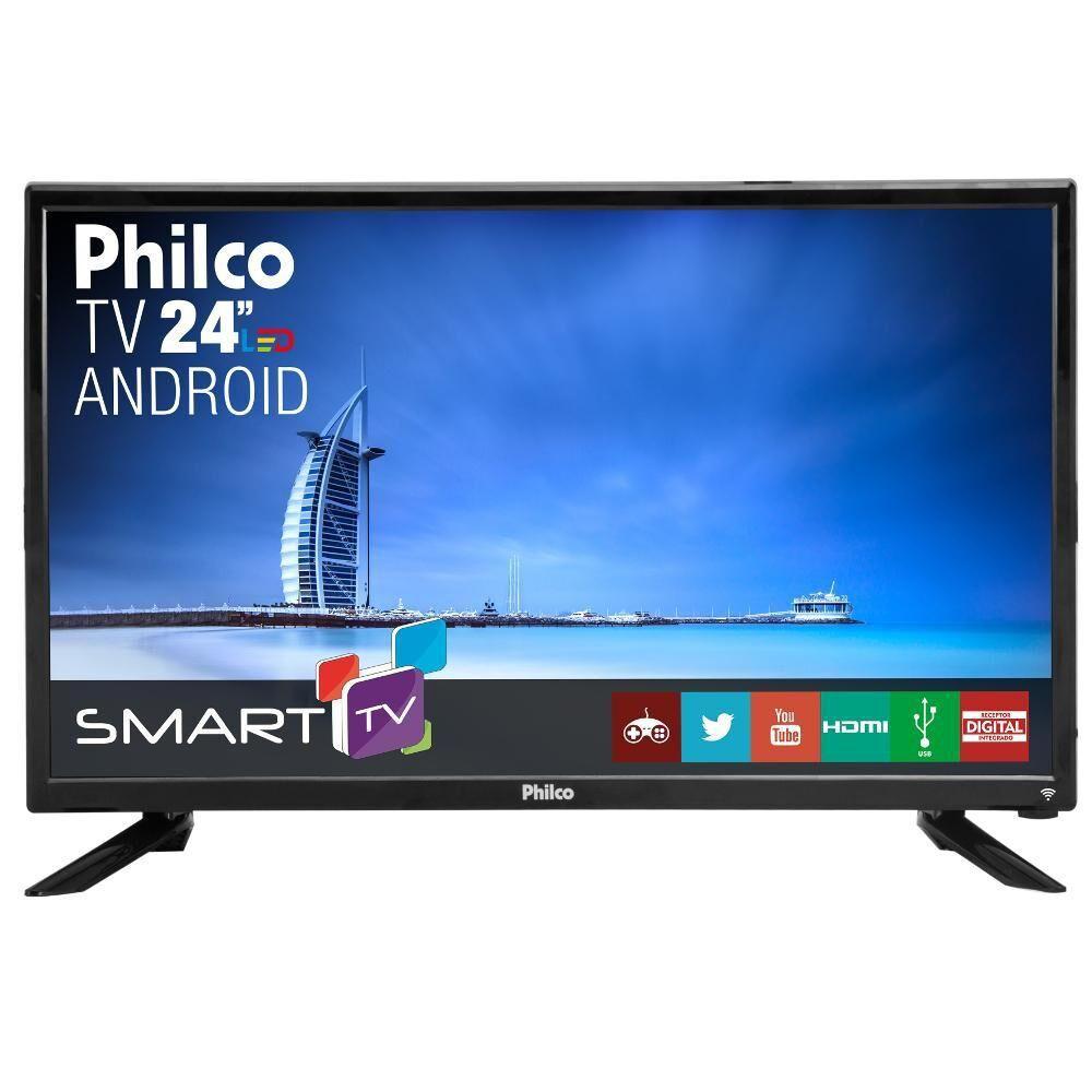 Smart Tv Philco 24” LED Full HD Android PTV24N91SA - Smart TV ...