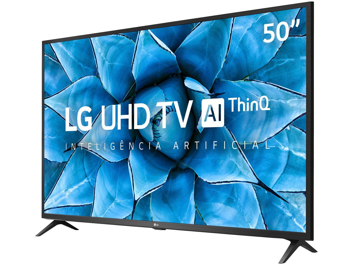 Smart TV UHD 4K LED 50” LG 50UN7310PSC Wi-Fi - Bluetooth Inteligência ...