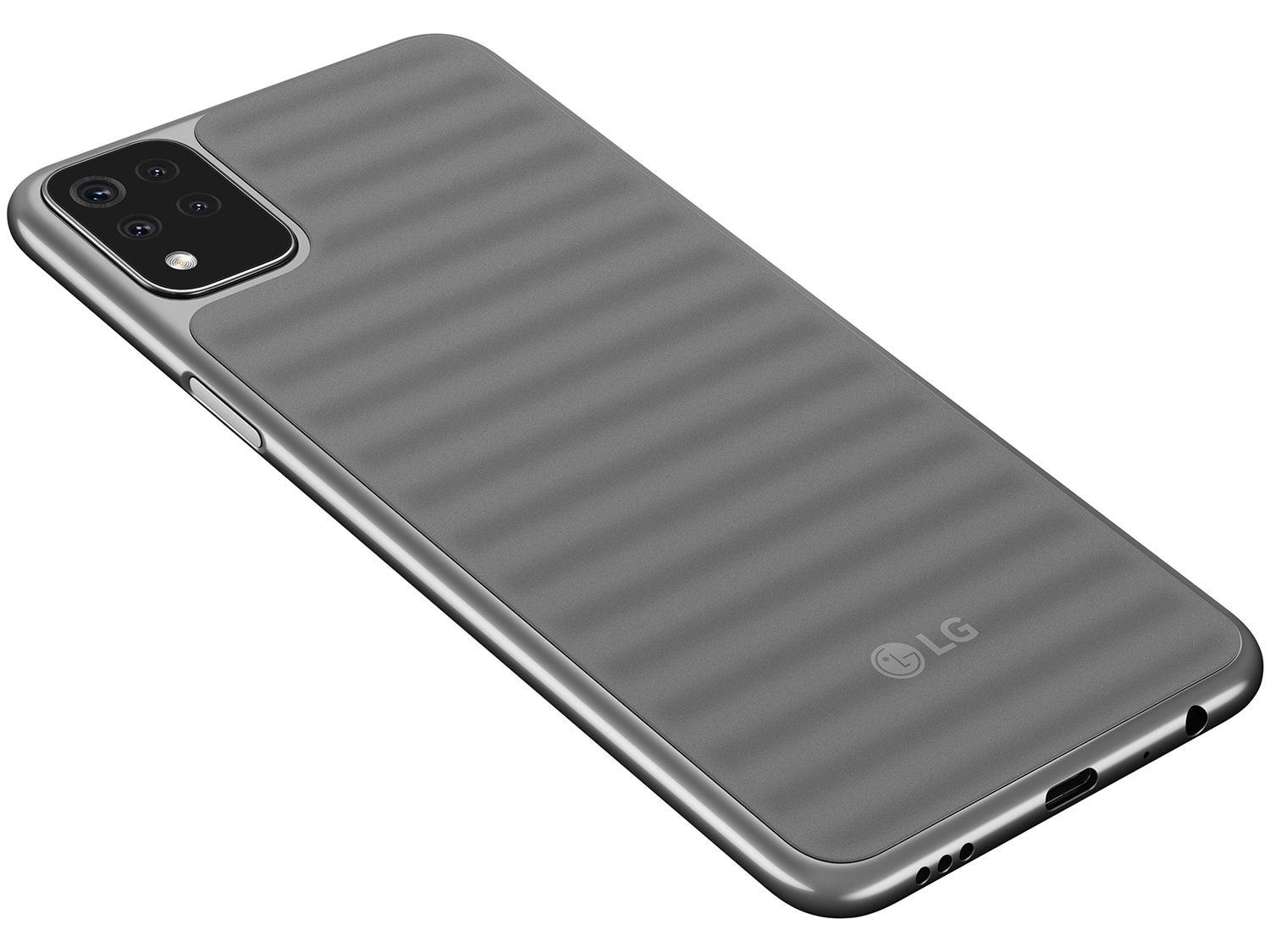 Smartphone LG K52 64GB Cinza 4G Octa-Core 3GB RAM - Tela 6,6” Câm. Quádrupla + Selfie 8MP Dual ...