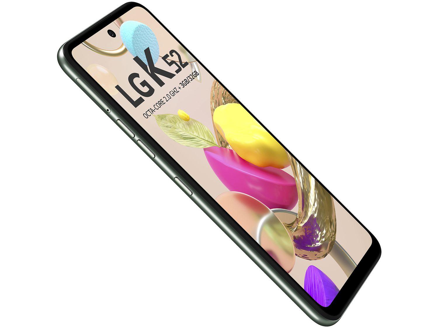 Smartphone LG K52 64GB Verde 4G Octa-Core 3GB RAM - Tela 6,6” Câm ...