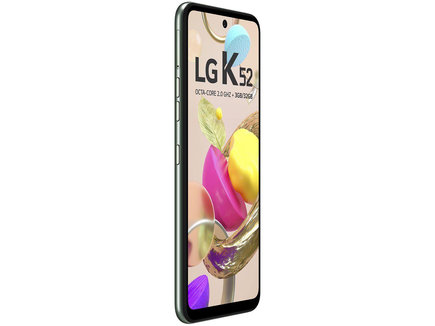 Smartphone LG K52 64GB Verde 4G Octa-Core 3GB RAM - Tela 6,6” Câm ...