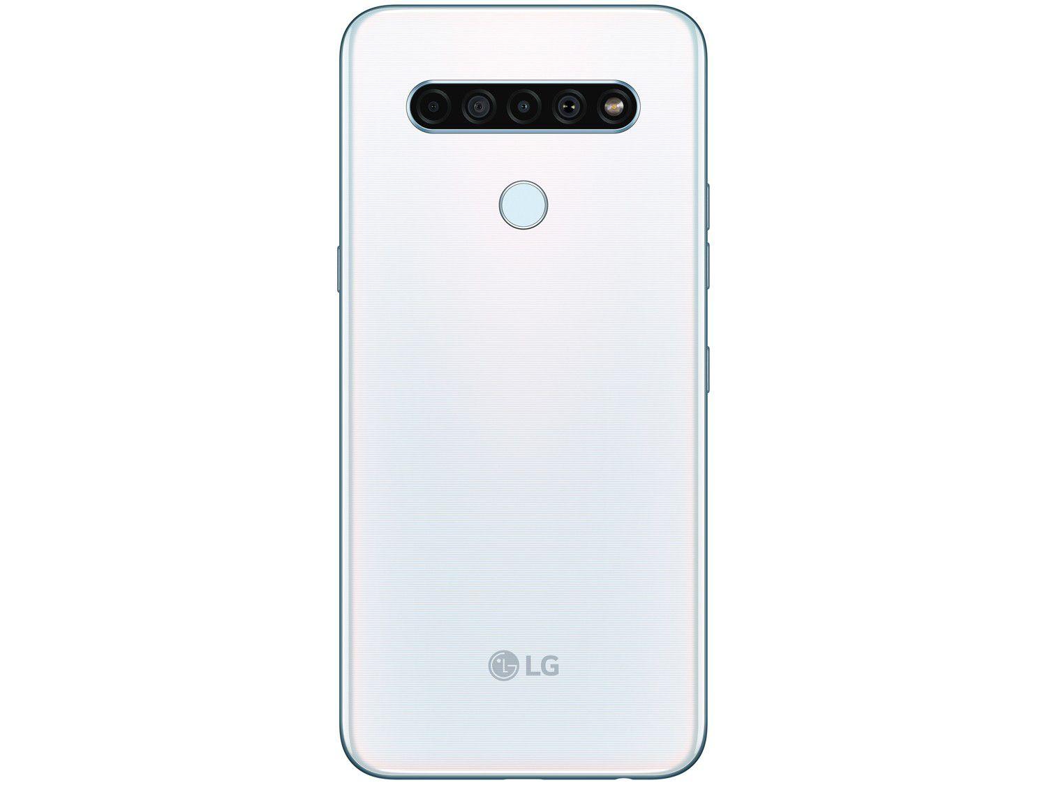 Smartphone LG K61 128GB Branco 4G Octa-Core - 4GB RAM 6,53” Câm. Quádrupla + Selfie 16MP - LG ...