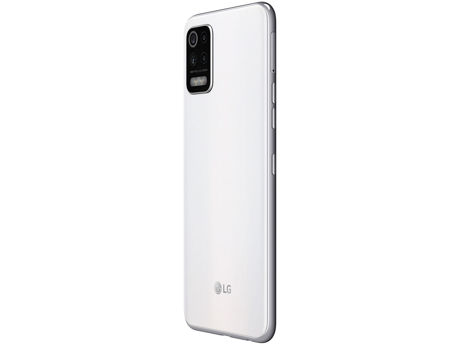 Smartphone LG K62+ 128GB Branco 4G Octa-Core - 4GB RAM Tela 6,59” Câm ...