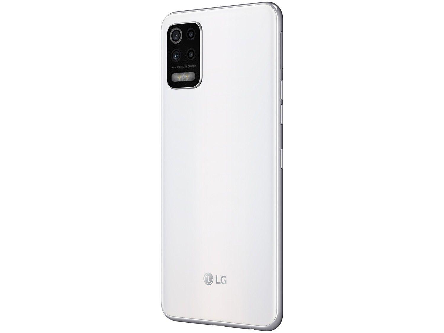 Smartphone LG K62+ 128GB Branco 4G Octa-Core - 4GB RAM Tela 6,59” Câm ...