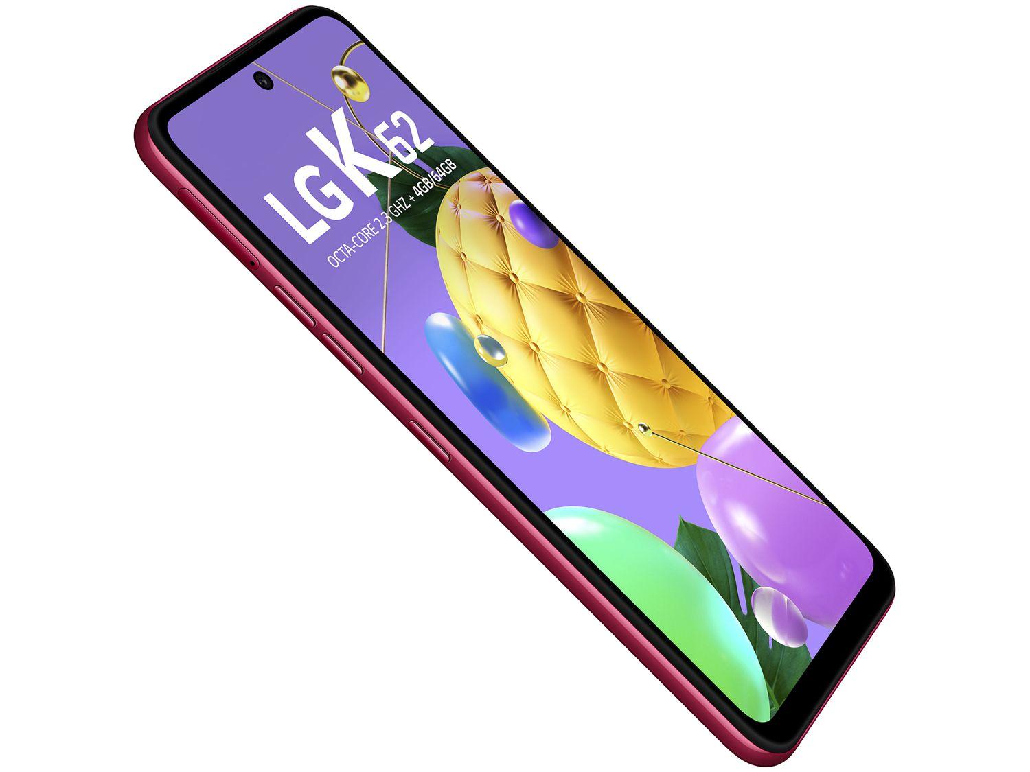 Smartphone LG K62 64GB Vermelho 4G Octa-Core - 4GB RAM Tela 6,59” Câm ...