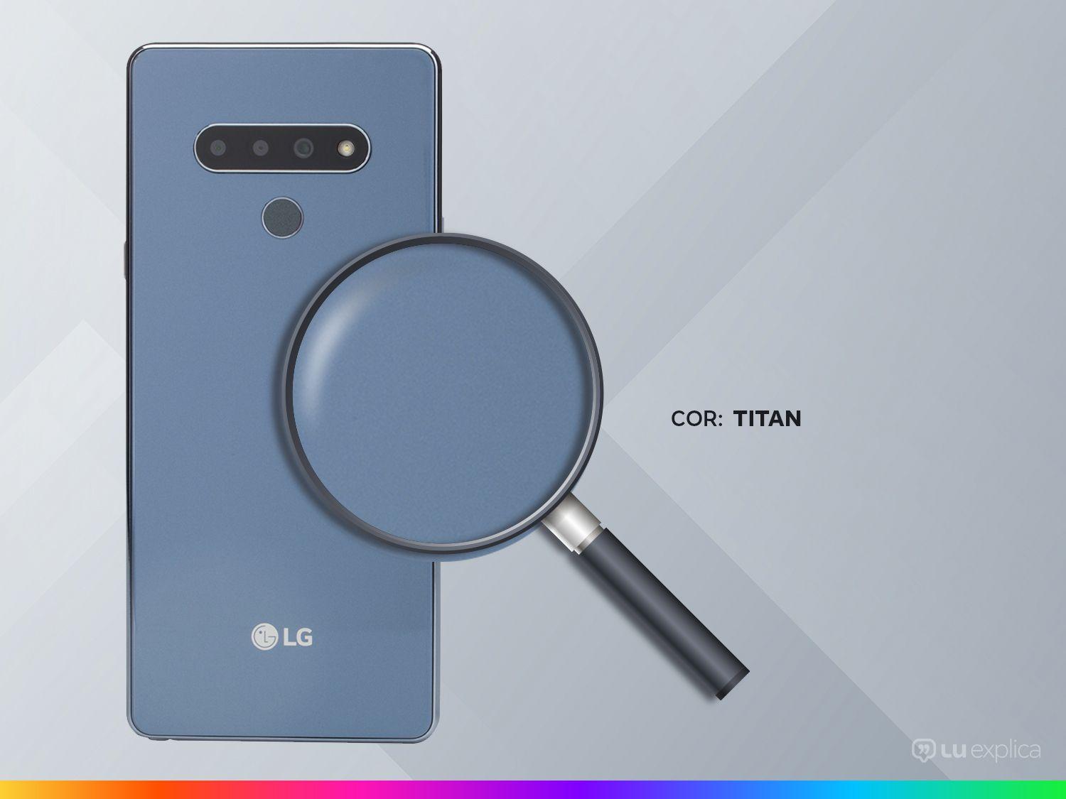 Smartphone LG K71 128GB Titan 4G Octa-Core 4GB RAM 6,8” Câm. Tripla ...