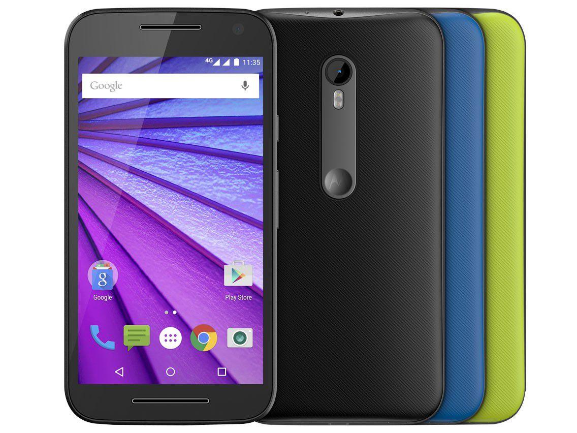 Smartphone Motorola Moto G 3ª Geração Colors HDTV - 16GB Preto Dual ...