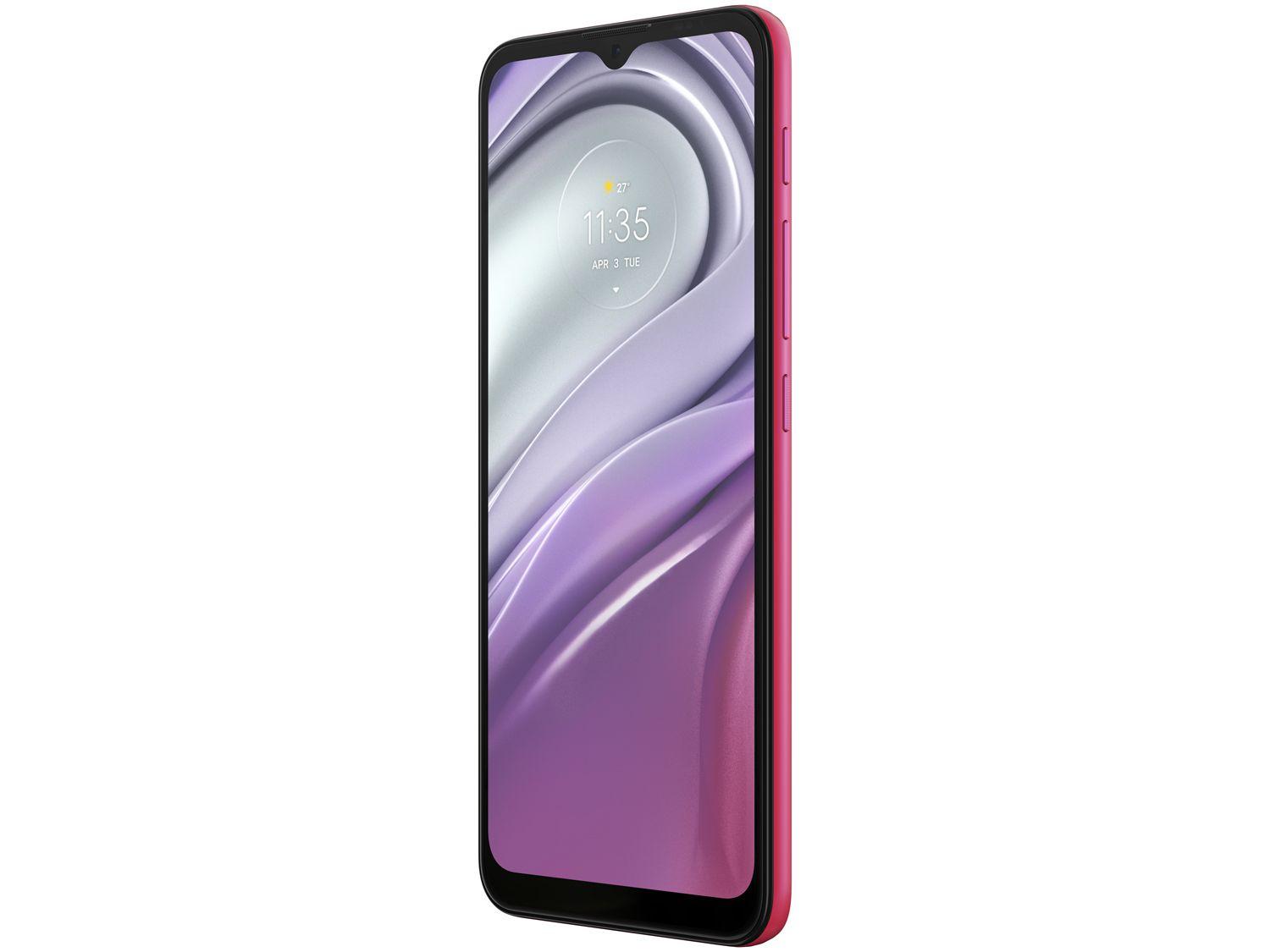 Smartphone Motorola Moto G20 64GB Pink 4G 4GB RAM Tela 6,5” Câm ...