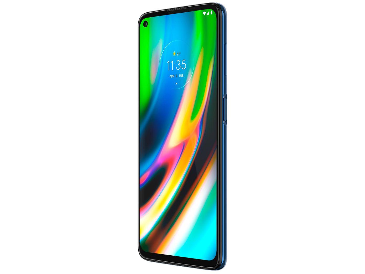 Smartphone Motorola Moto G9 Plus 128GB Azul Índigo Octa-Core 4GB RAM 6 ...