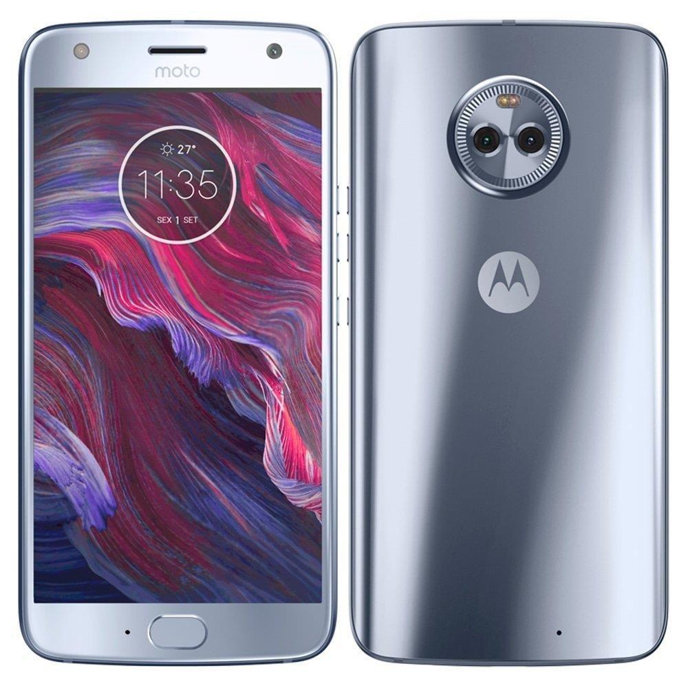 Smartphone Motorola Moto X4, Dual Chip, Azul Topázio, Tela 5.2” 4G+WiFi+NFC, Android 7.1, Câmera ...