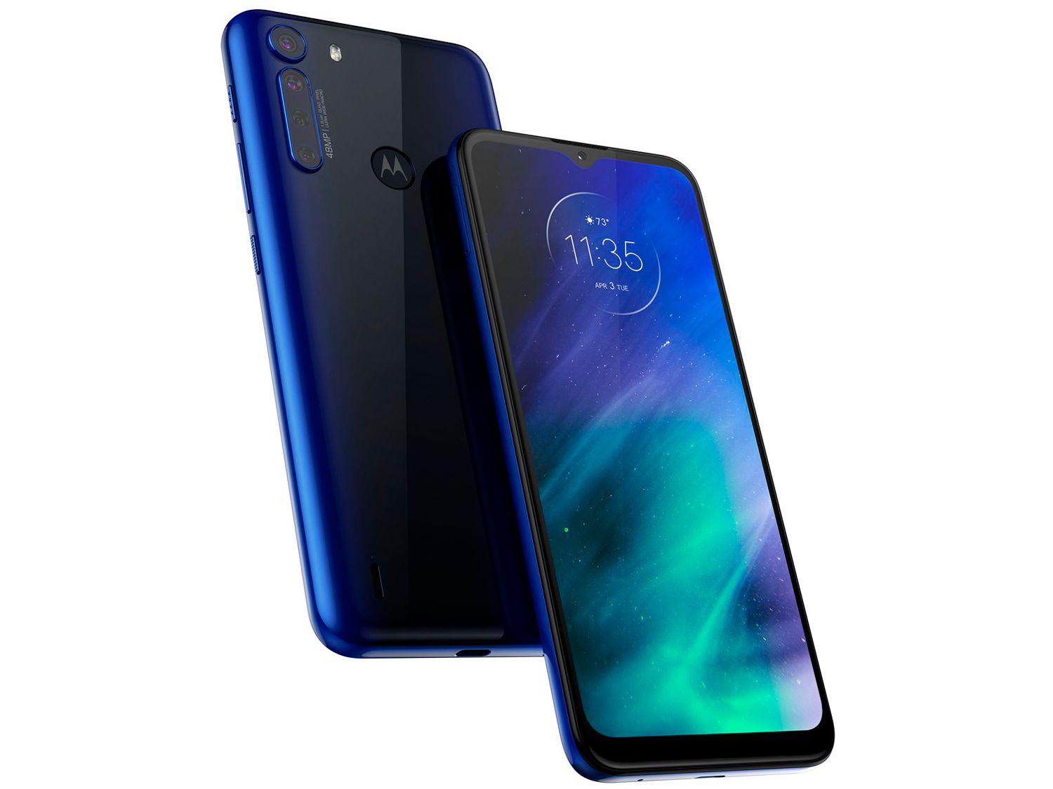 Smartphone Motorola One Fusion 128GB Azul Safira - 4GB RAM Tela 6,5 ...