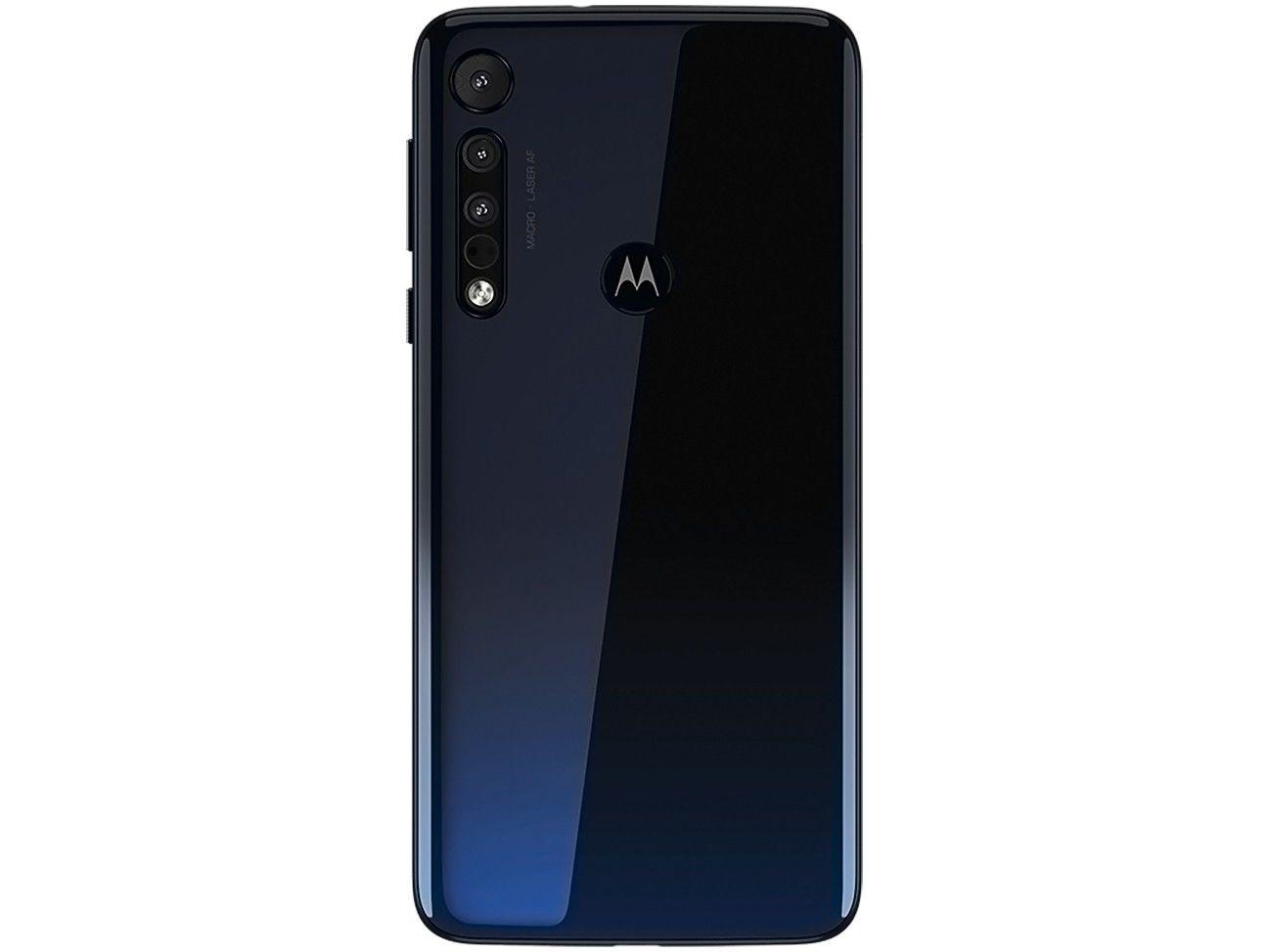 Smartphone Motorola One Macro 64GB Azul Espacial - 4G 4GB RAM Tela 6,2 ...