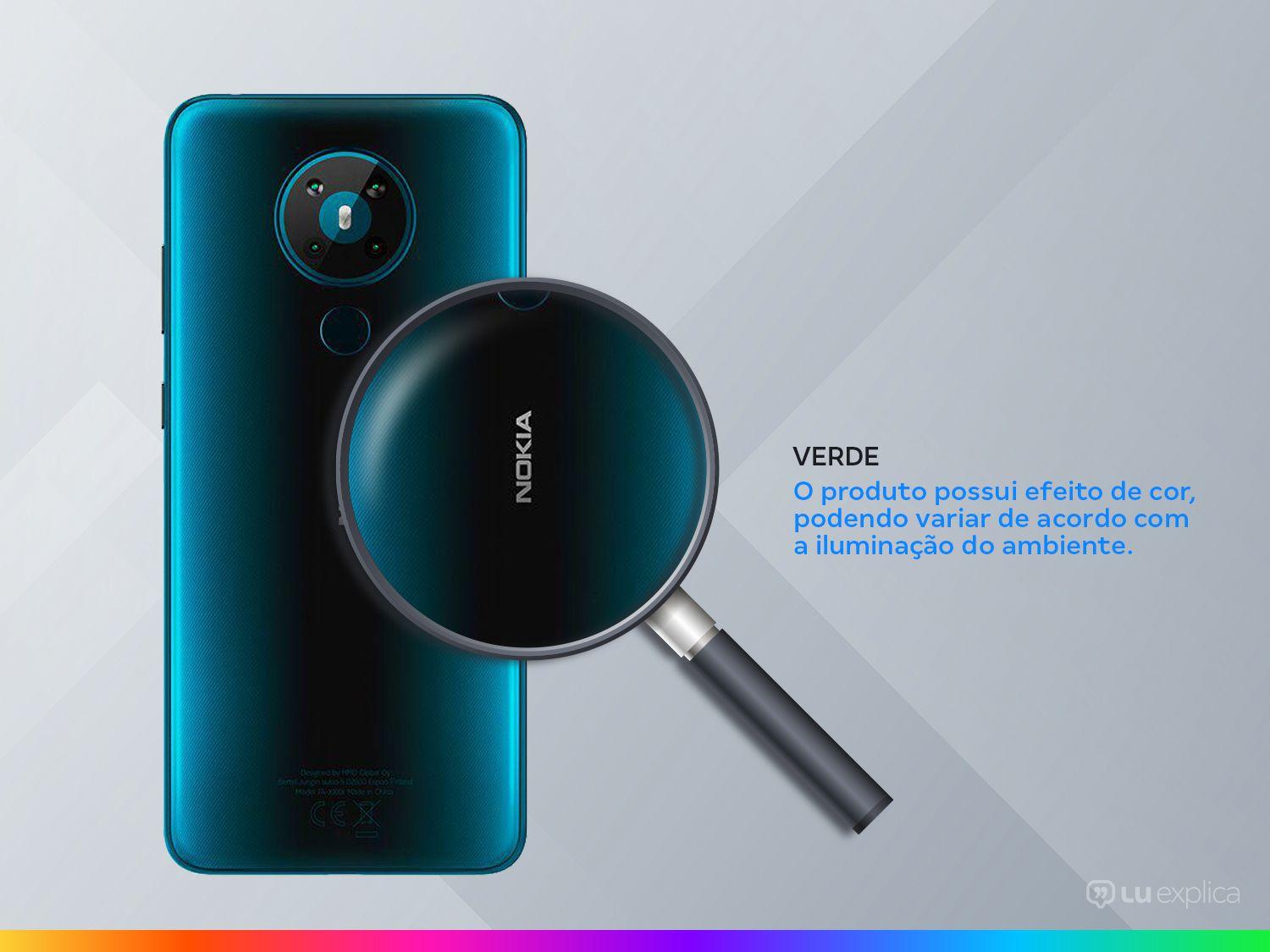 Smartphone Nokia 5.3 128GB Verde 4G Octa-Core 4GB RAM 6,55” Câm ...