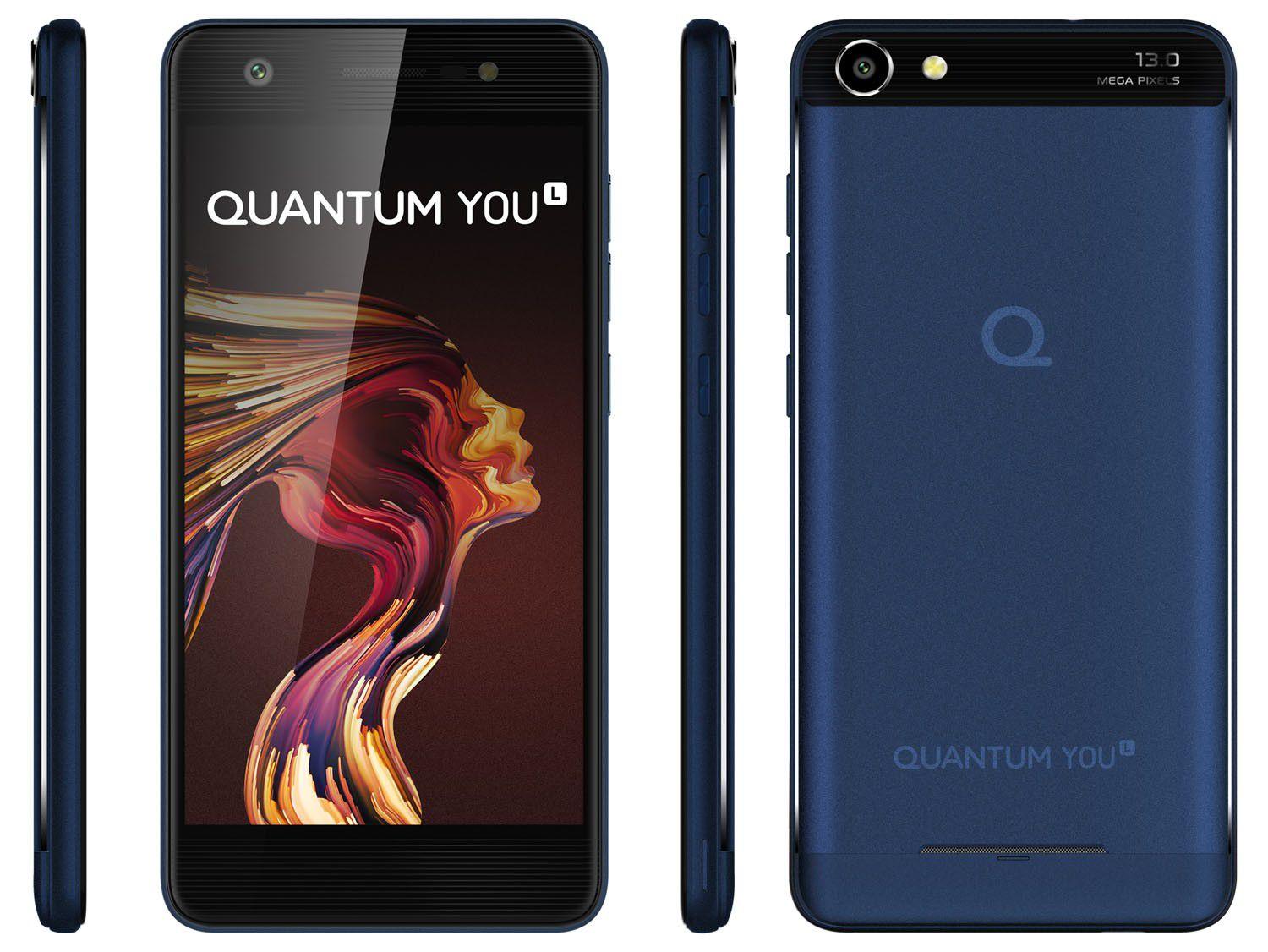Smartphone Quantum You Light 32GB Azul Dual Chip - 4G Câm. 13MP ...