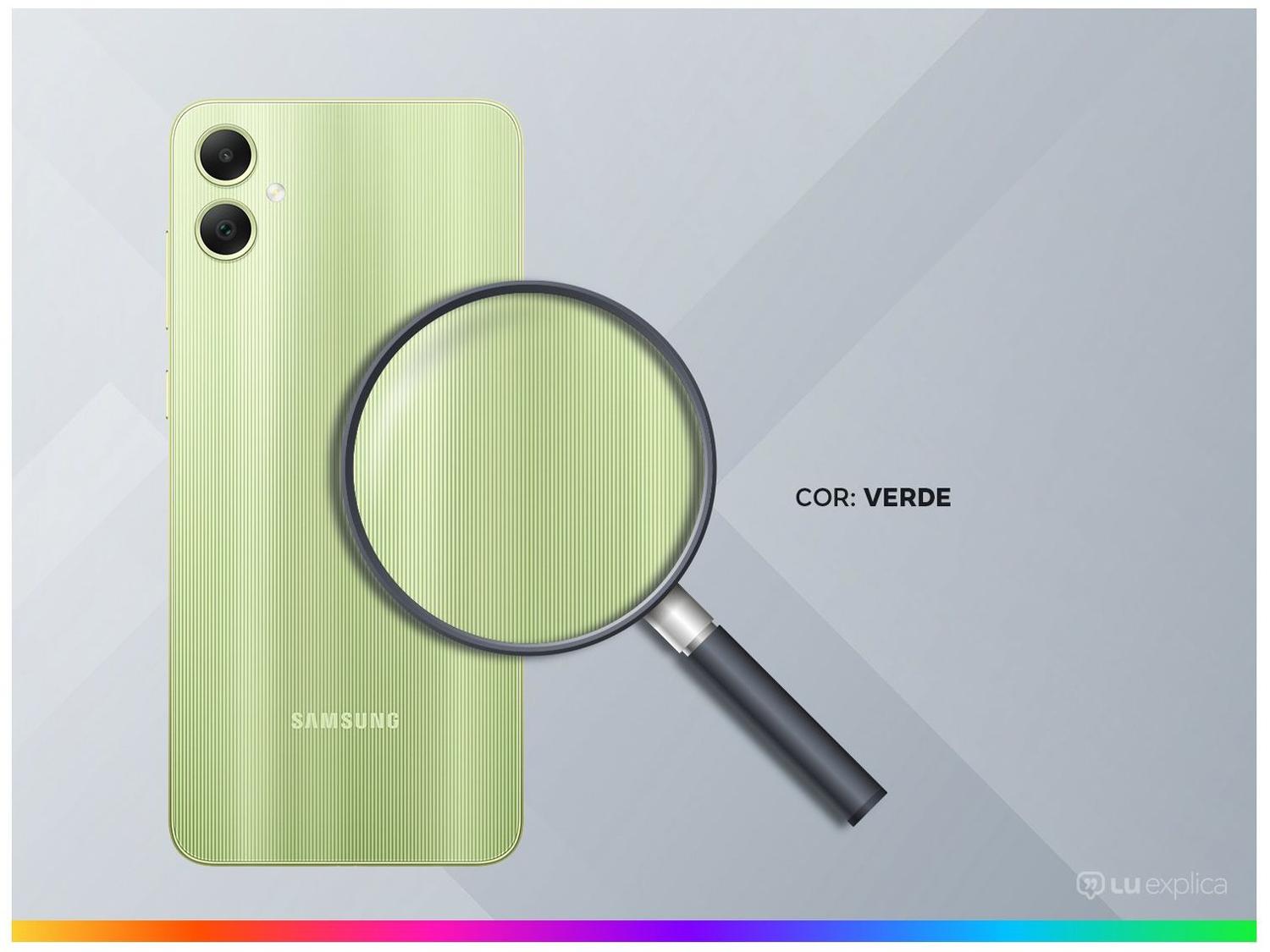 Smartphone Samsung Galaxy A05 128GB Verde 4G Octa-Core 4GB RAM 6,7” Câm ...