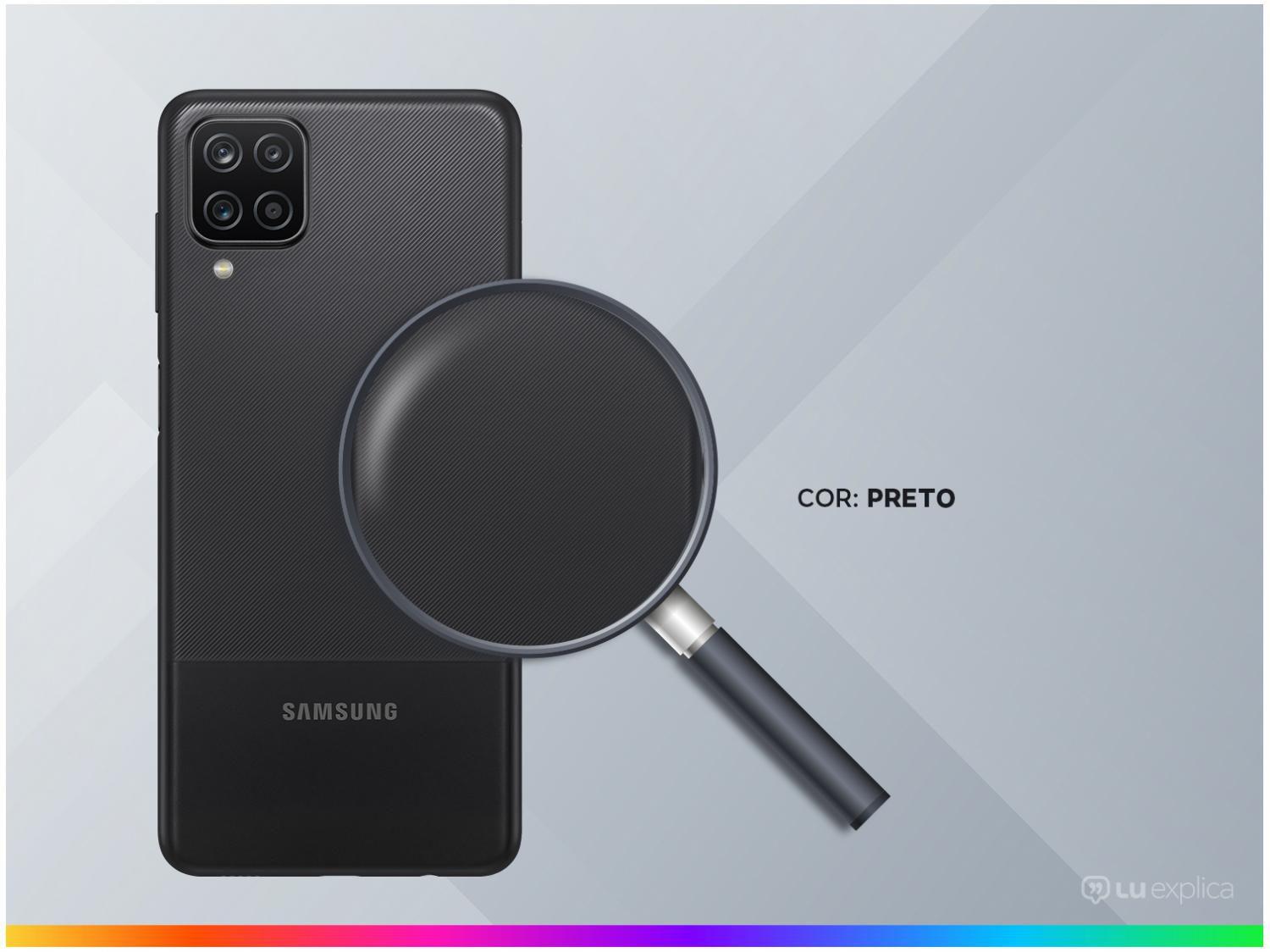 Smartphone Samsung Galaxy A12 64GB Preto 4G - Octa-Core 4GB RAM 6,5 ...