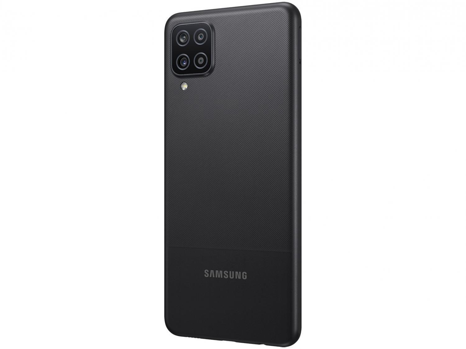Smartphone Samsung Galaxy A12 64GB Preto 4G - Octa-Core 4GB RAM 6,5 ...
