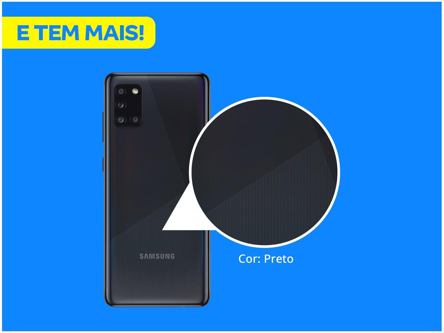 Smartphone Samsung Galaxy A31 128GB Preto 4G - Octa-Core 4GB RAM Tela 6 ...
