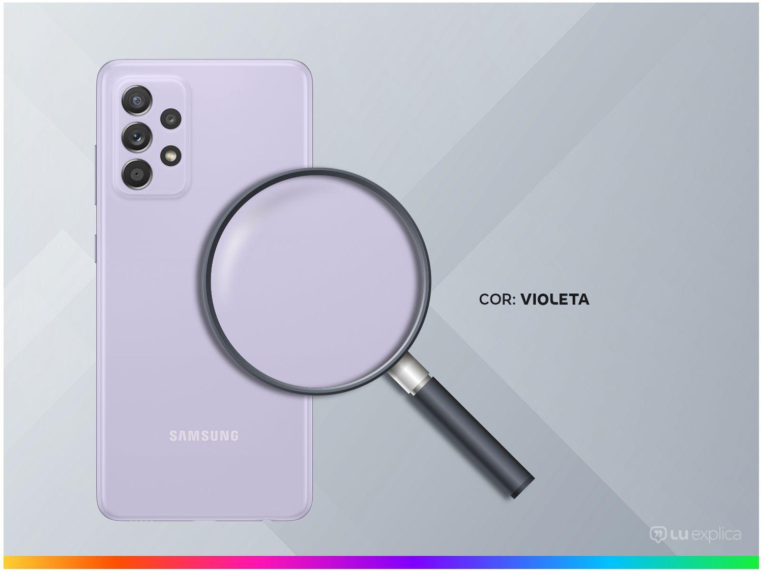 Smartphone Samsung Galaxy A52 128GB Violeta 4G - 6GB RAM Tela 6,5” Câm ...