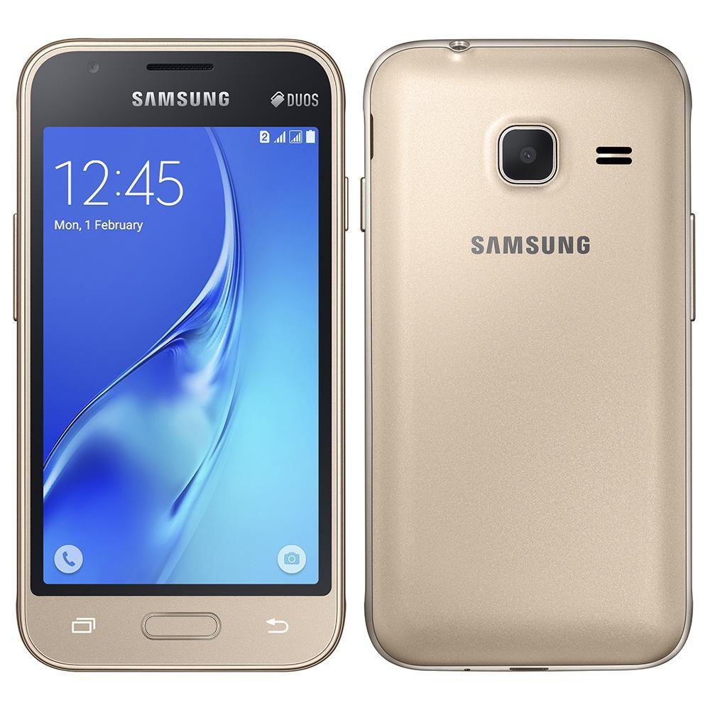 Smartphone Samsung Galaxy J1 Mini, Dual Chip, Dourado, Tela 4”, 3G+WiFi ...