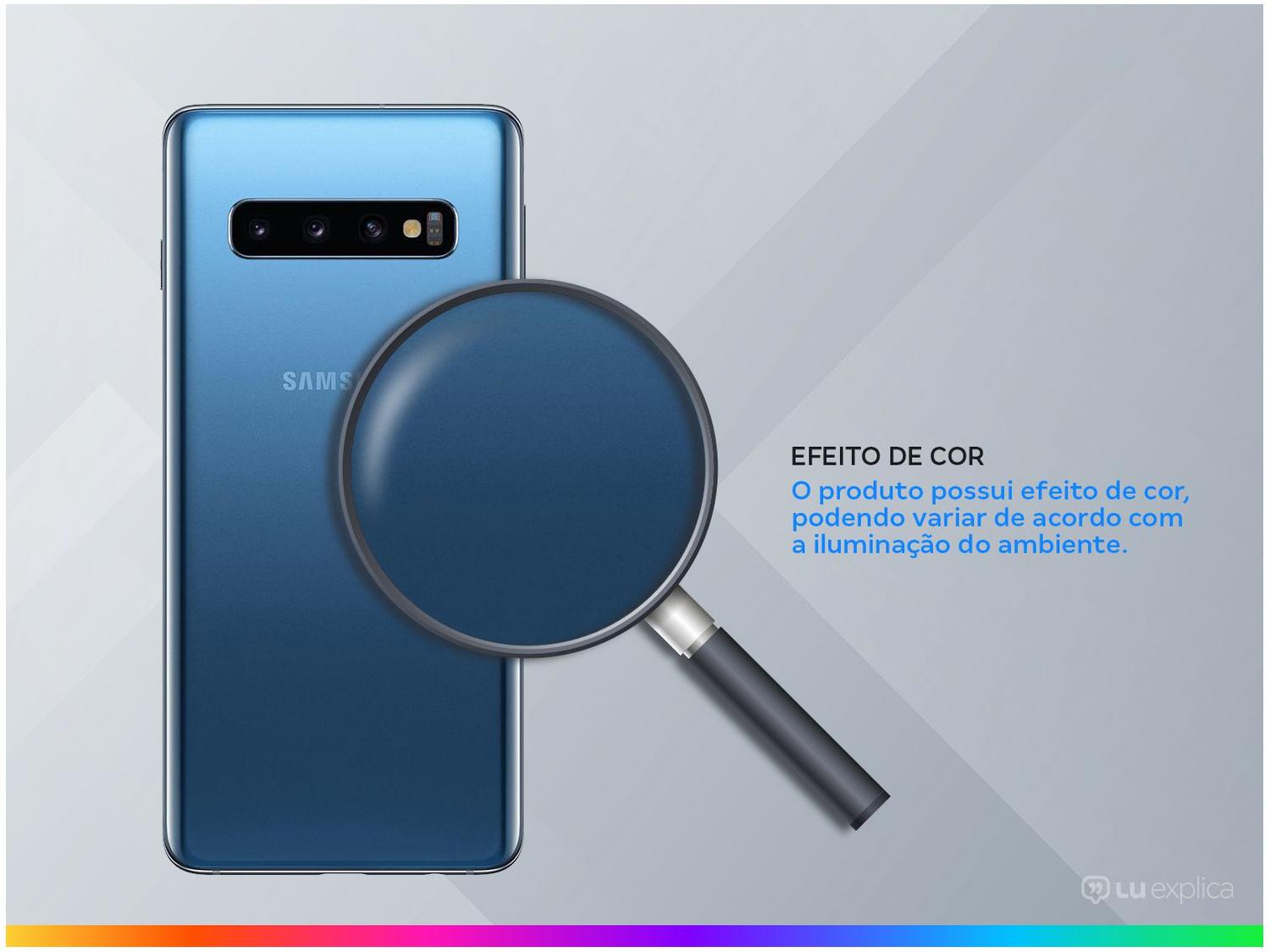 Smartphone Samsung Galaxy S10 128GB Azul 4G 8GB RAM 6,1” Câm. Tripla ...