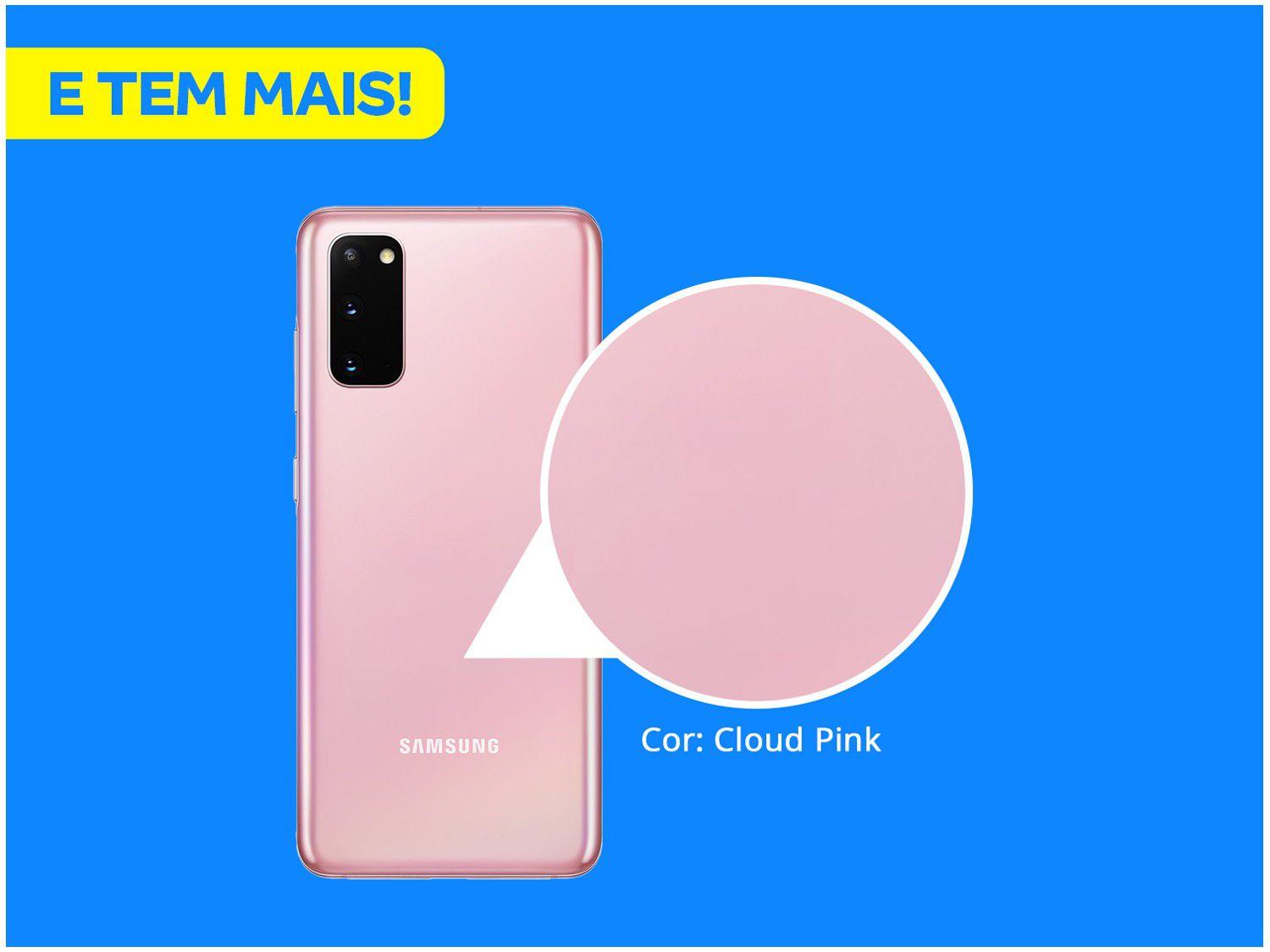 Smartphone Samsung Galaxy S20 128GB Cloud Pink 4G - Octa-Core 8GB RAM 6 ...