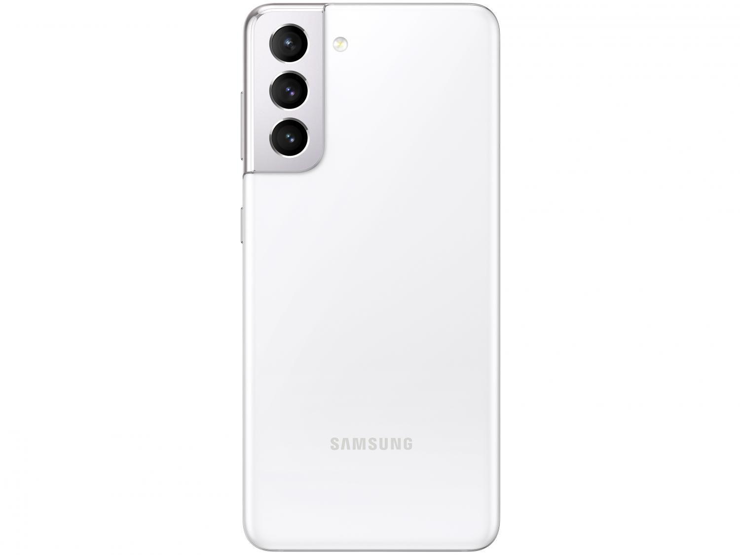 Smartphone Samsung Galaxy S21 128gb Branco 5g 8gb Ram Tela 6 2” Câm