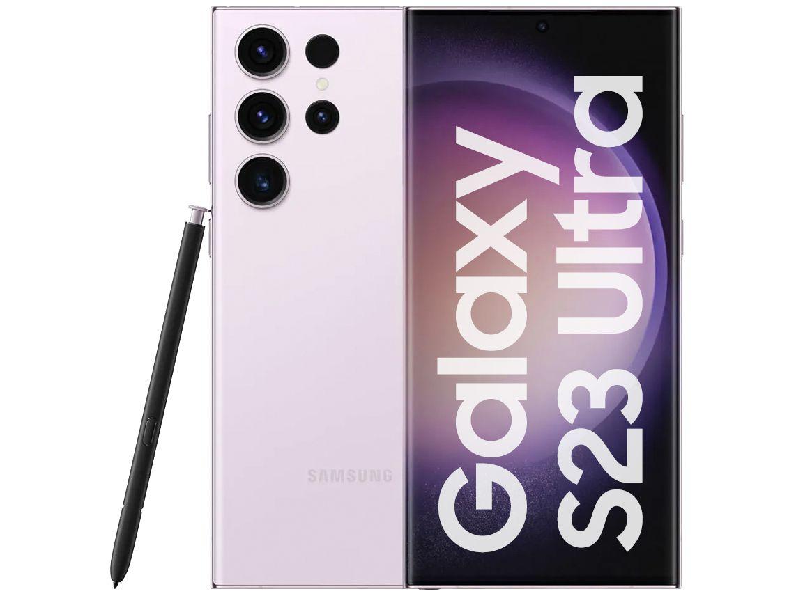 Smartphone Samsung Galaxy S23 Ultra 512GB Violeta 5G 12GB RAM 6,8” Câm ...