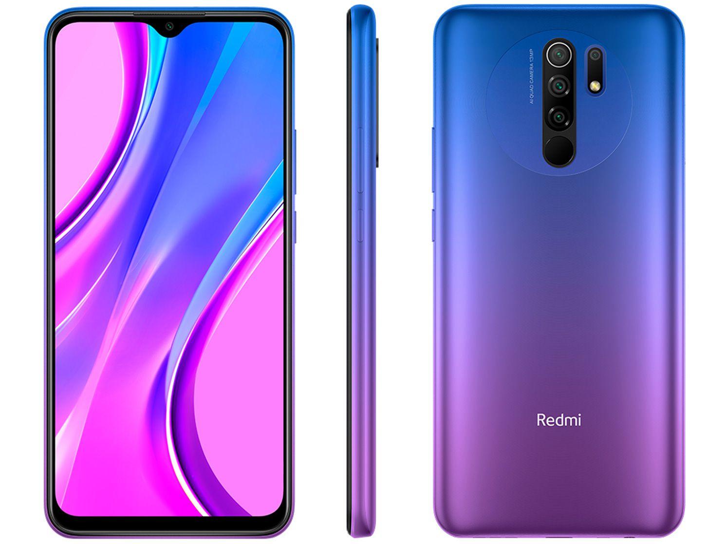 Smartphone Xiaomi Redmi 9 64GB Roxo 4G Octa-Core - 4GB 6,53” Câm ...
