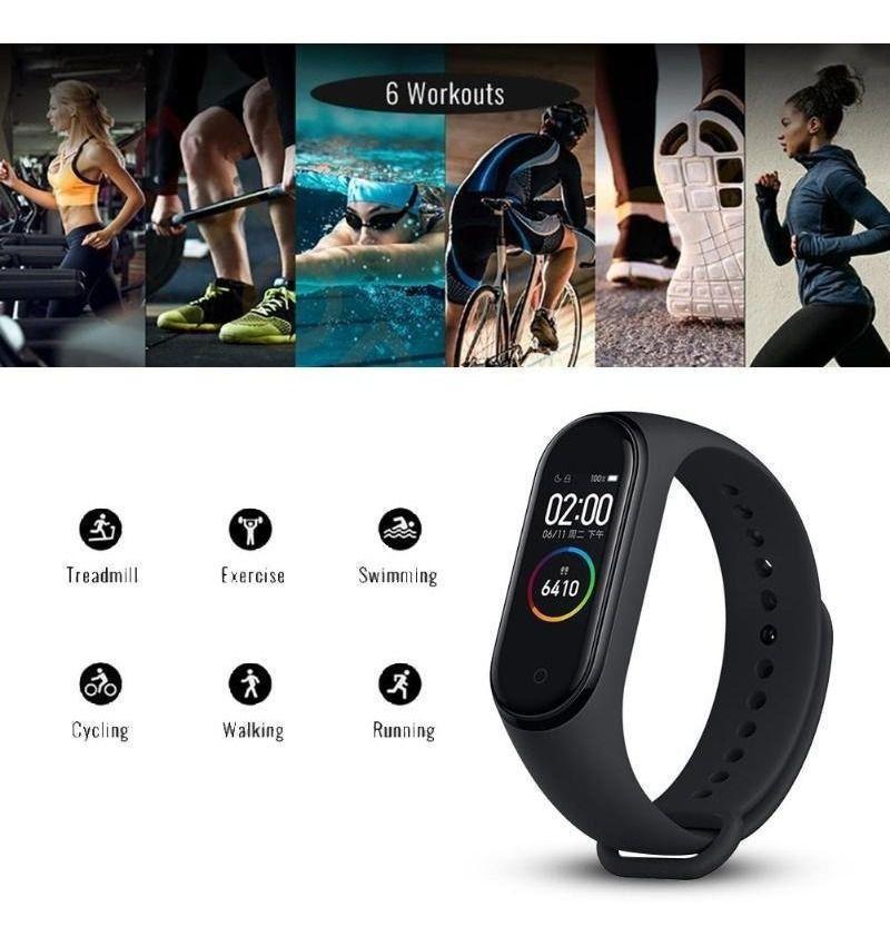 Smartwatch Pulseira Inteligente Relógio Preto Esporte Mtr-50 - Tomate ...