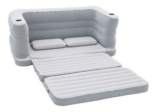 Sofá Cama Inflável Bestway Soft Top Luxo com 02 Travesseiros 75063 ...